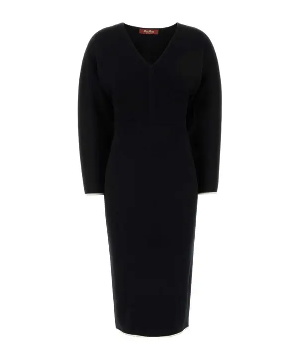 Max Mara Emiro V-neck Midi Dress
