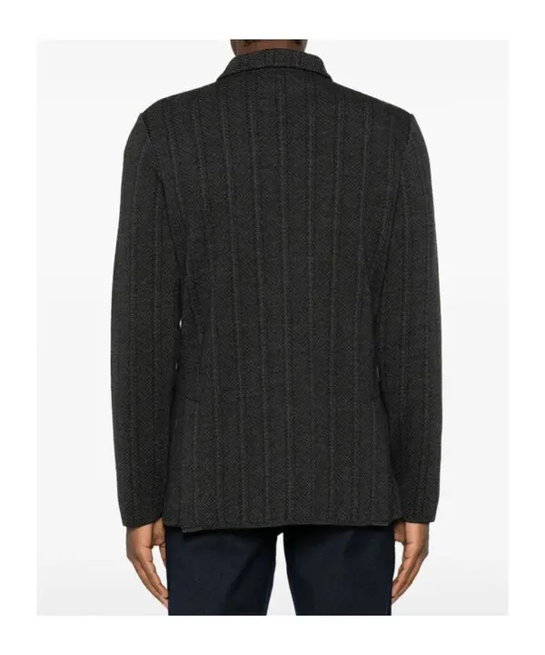 LARDINI Striped Blazer