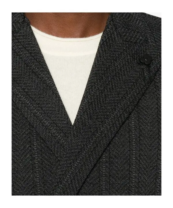 LARDINI Striped Blazer