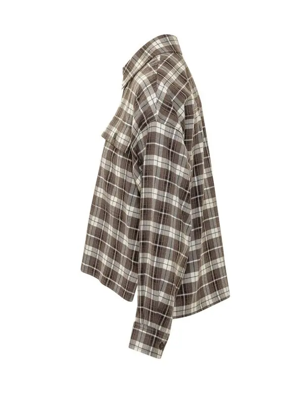 Max Mara Checked Flannel Shirt