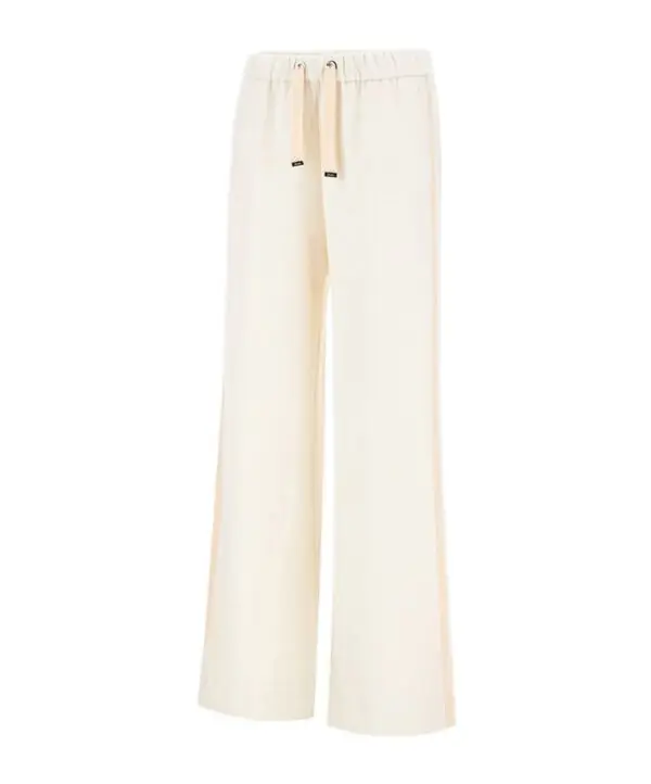 Herno Resort Trousers In Cashmere-feel Flannel