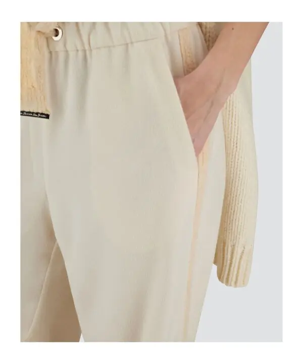 Herno Resort Trousers In Cashmere-feel Flannel