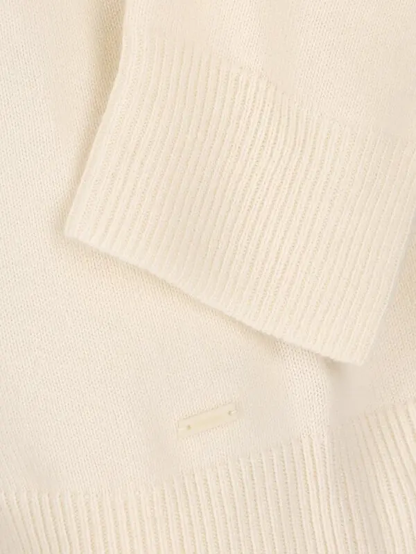 Max Mara Long Sleeve Knitted Hoodie