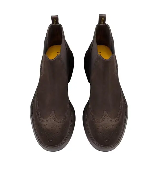 DOUCAL'S Round Toe Ankle Boots