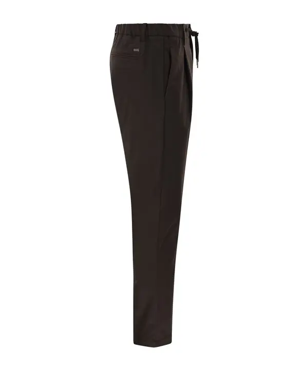 Herno Technical Fabric Drawstring Trousers