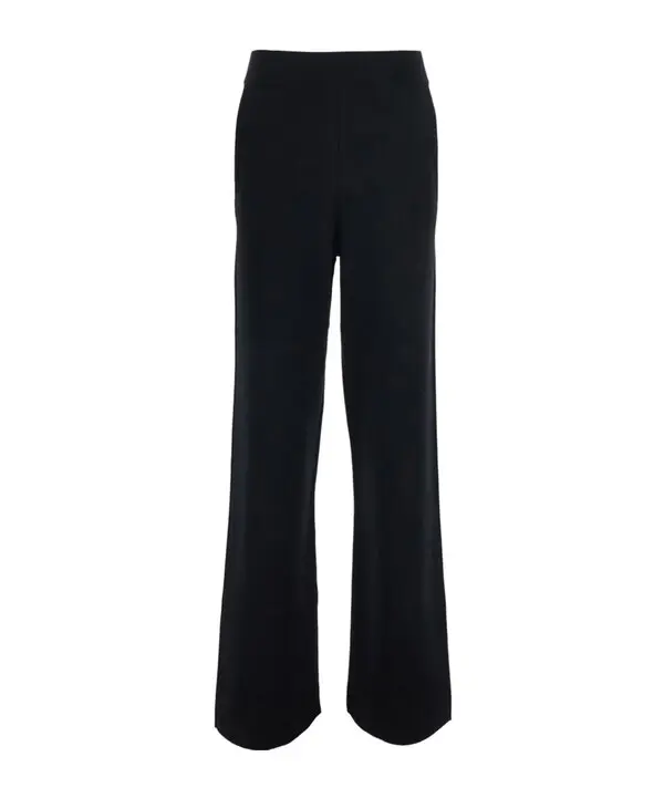 Max Mara Casual Pants With Side Pockets - Black