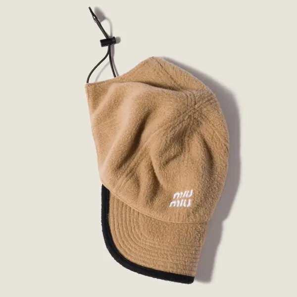 Miu Miu Fleece Baseball Cap
