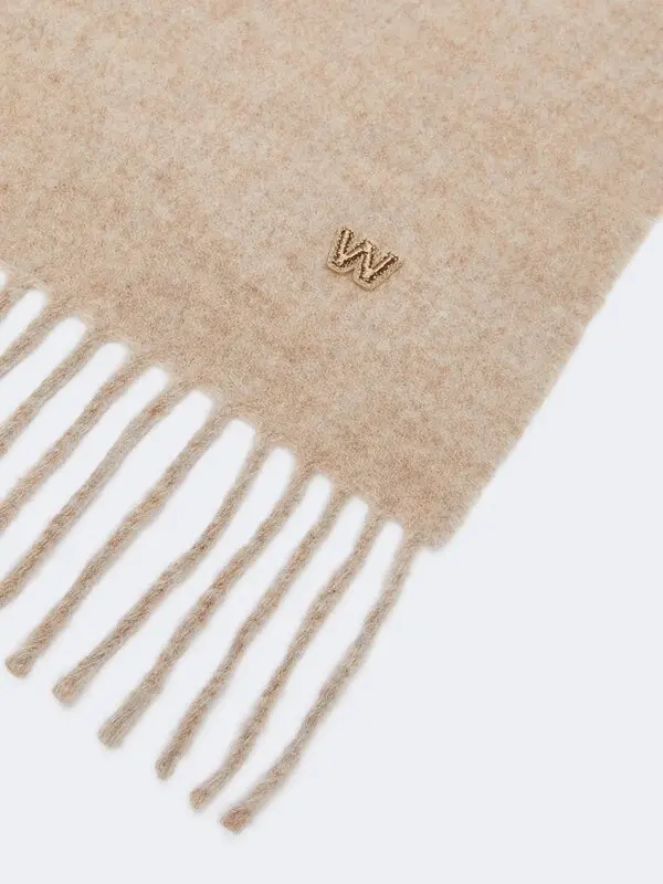 Max Mara Plain Wool Stole
