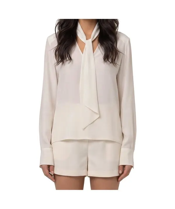 Federica Tosi V-neck Long-sleeved Shirt