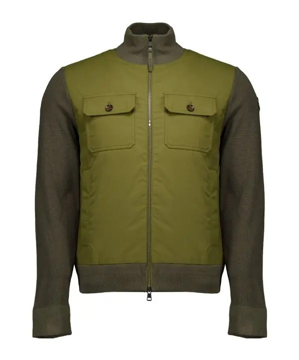 Moncler Panelled Zip-up Sweater
