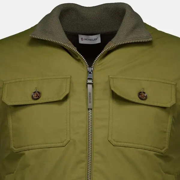 Moncler Panelled Zip-up Sweater
