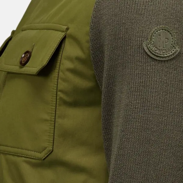Moncler Panelled Zip-up Sweater