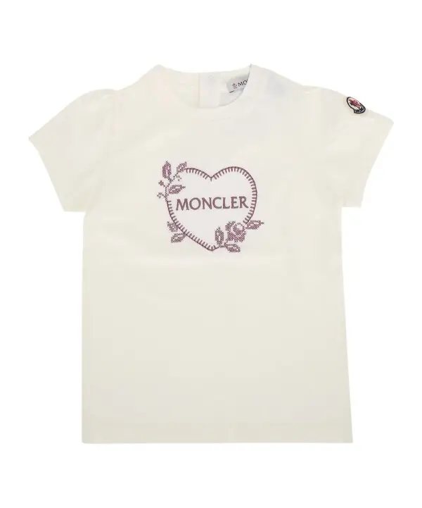 Moncler Crewneck T-shirt With Chest Detail - No