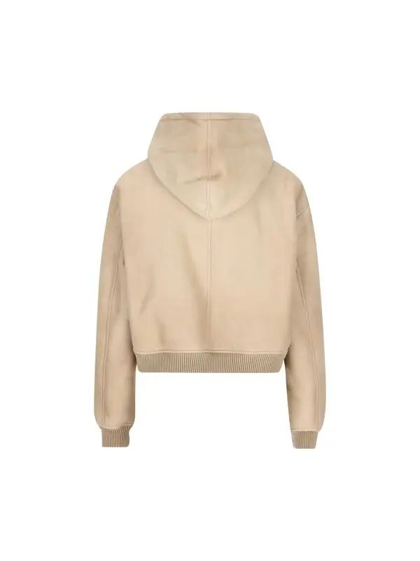 Prada Long-sleeved Hooded Casual Jacket