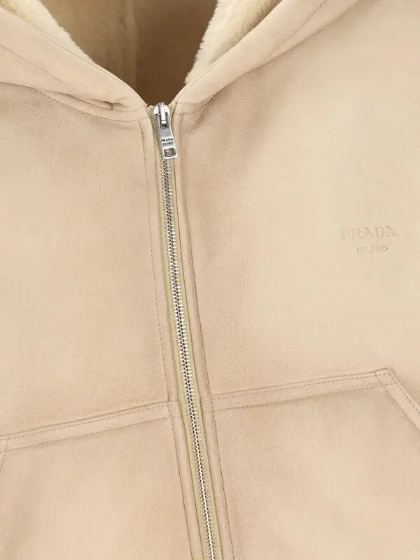 Prada Long-sleeved Hooded Casual Jacket
