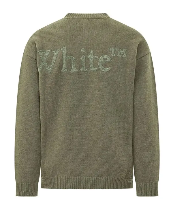 Off-White Bookish Logo-patch Sweater
