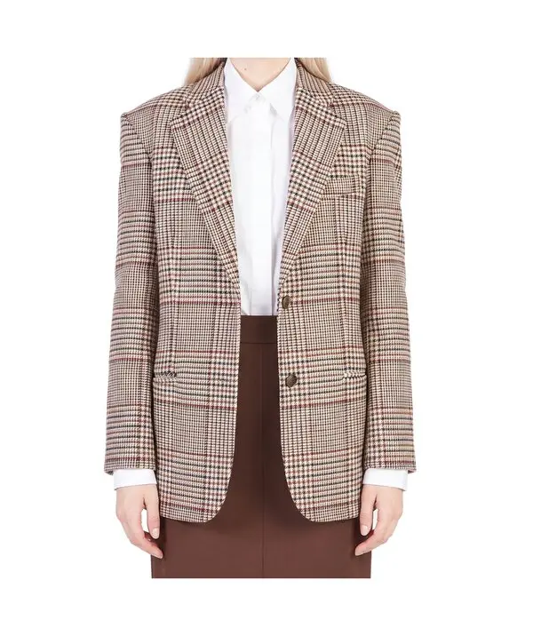Federica Tosi Blended Welsh-style Suit Jacket
