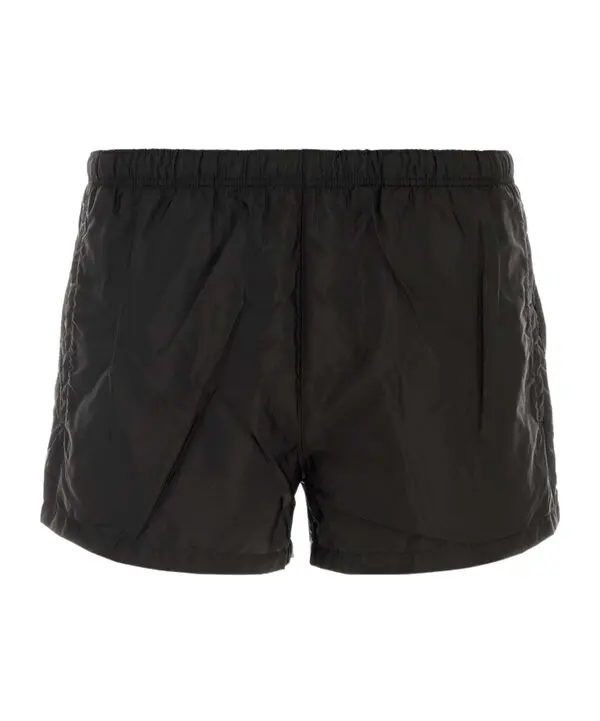 Prada Contrast Stitching Swim Shorts