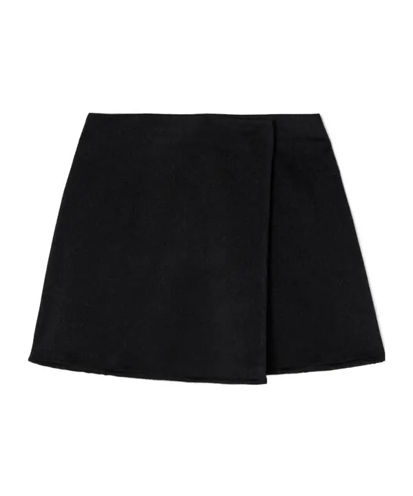 Le Kasha Skardu Cashmere Wrap Mini Skirt