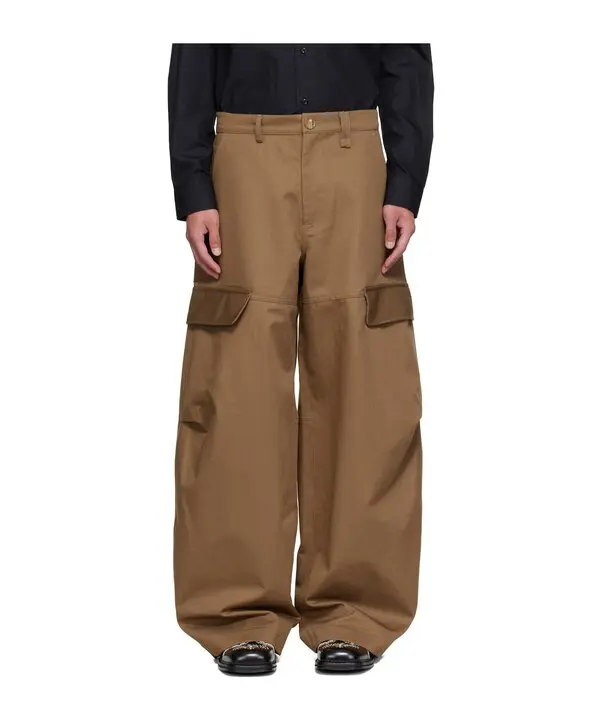 Simone Rocha Balloon Knee Pleat Cargo Pants