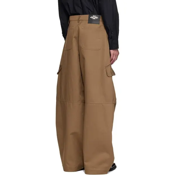 Simone Rocha Balloon Knee Pleat Cargo Pants