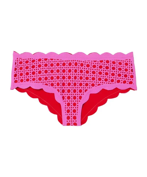 Marysia Spring Scalloped Laser-cut Bikini Briefs