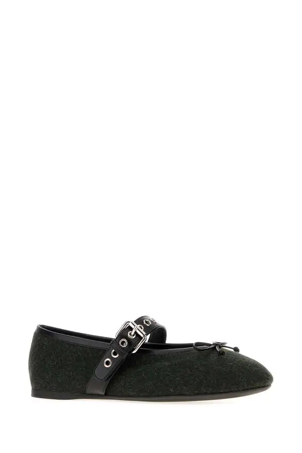 Miu Miu Round-toed Ballet Shoes