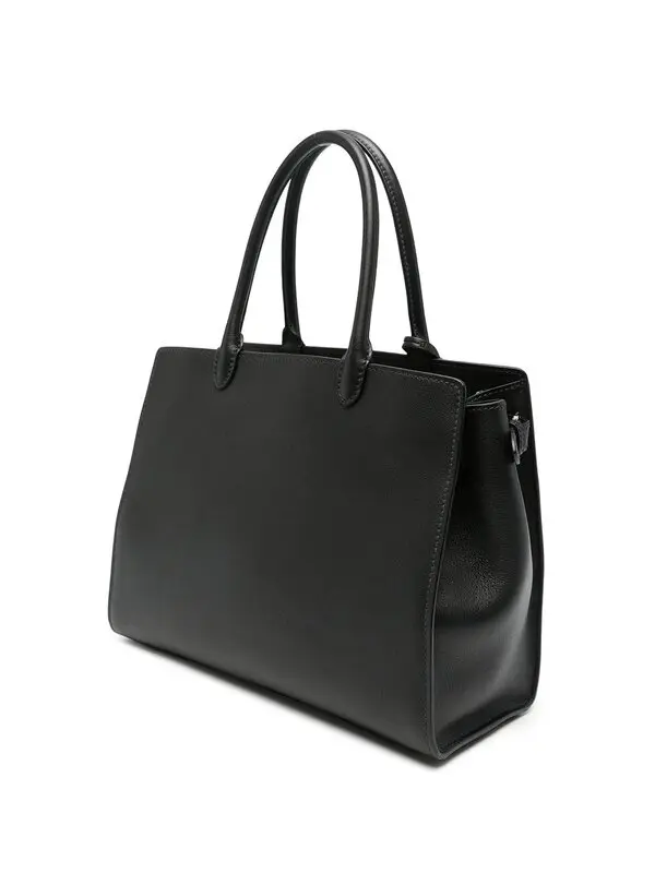 Prada Structured Leather Tote Bag