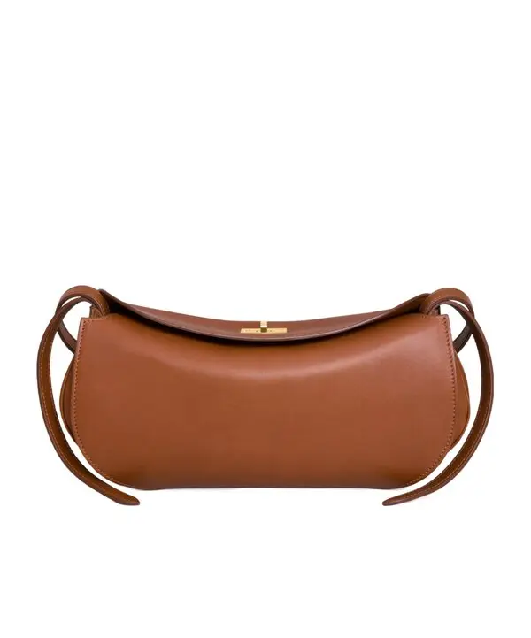 Celine Little Hot Dog In Supple Natural Calfskin