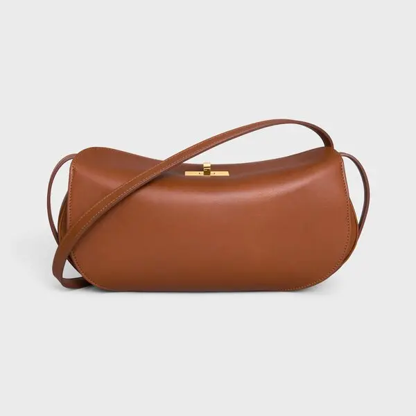 Celine Little Hot Dog In Supple Natural Calfskin