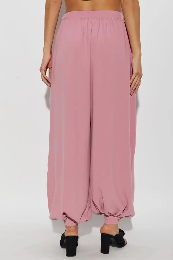 ROTATE BY BIRGER CHRISTENSEN Elastic-waist Casual Trousers