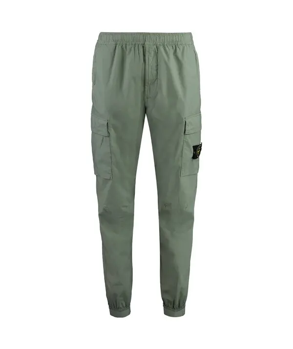 Stone Island Compass Patch Tapered-leg Cargo Pants
