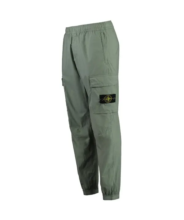 Stone Island Compass Patch Tapered-leg Cargo Pants