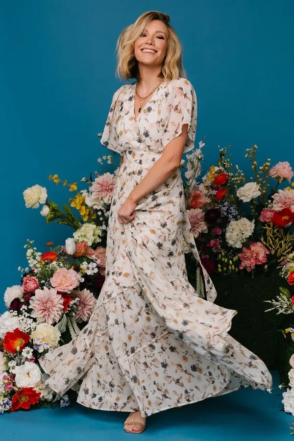 XH TEXTILES Katherine Maxi Dress - Multi Floral