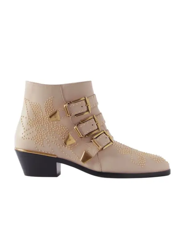 Chloé Susanna Studded Triple-strap Boots