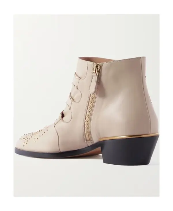Chloé Susanna Studded Triple-strap Boots