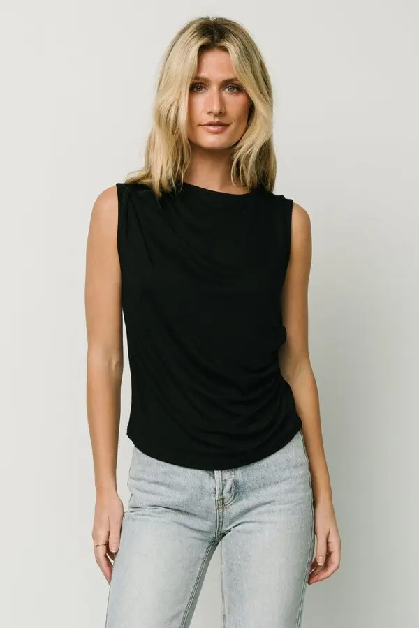 LISTICLE Jia Ruched Tank Top
