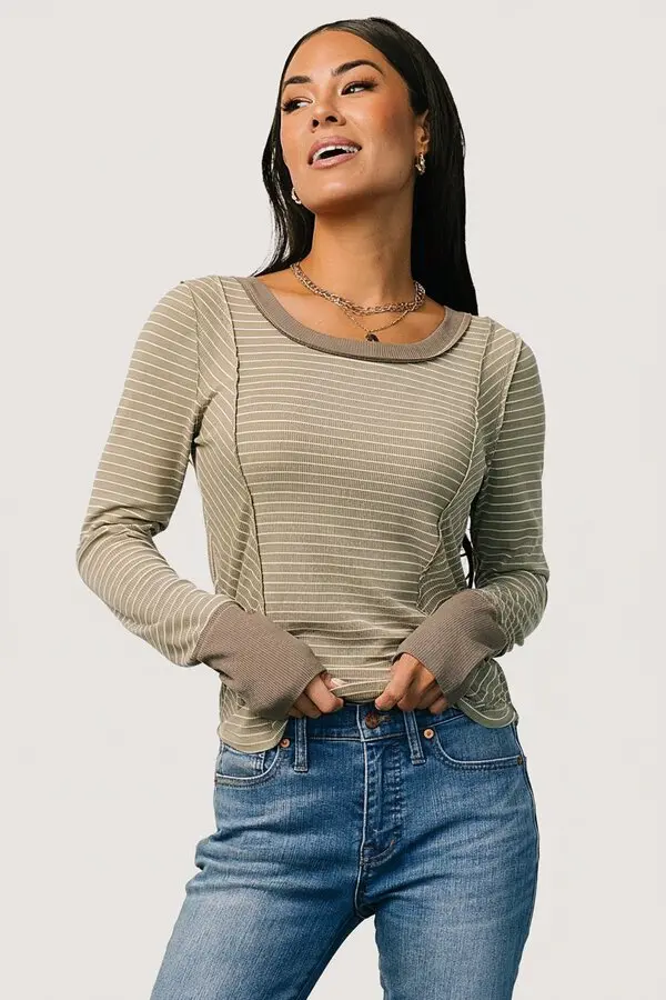 HEM & THREAD Ashford Striped Top