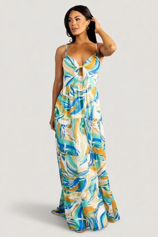 FLYING TOMATO Alexis Maxi Dress