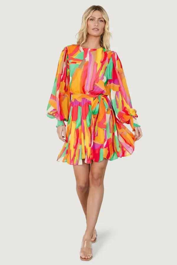 FLYING TOMATO Tavana Short Dress
