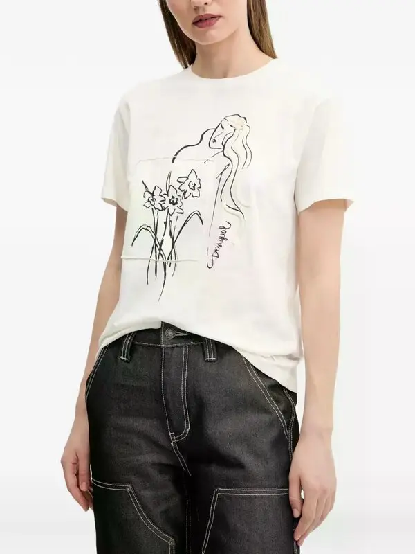 Desigual Paraguay Floral Graphic T-shirt