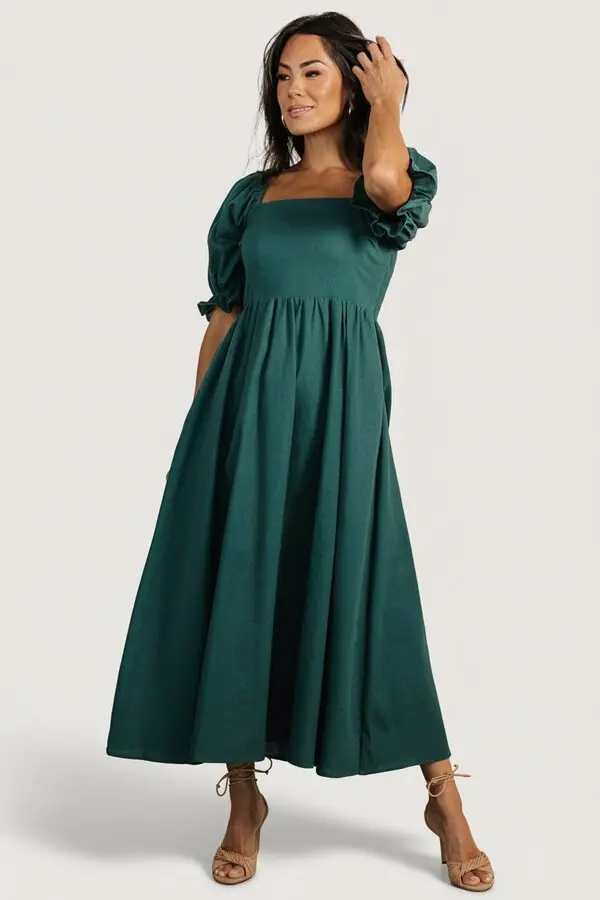 IN FEBRUARY Britton Midi Dress
