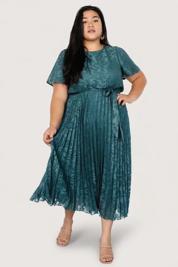 POLAGRAM Mindy Pleated Dress