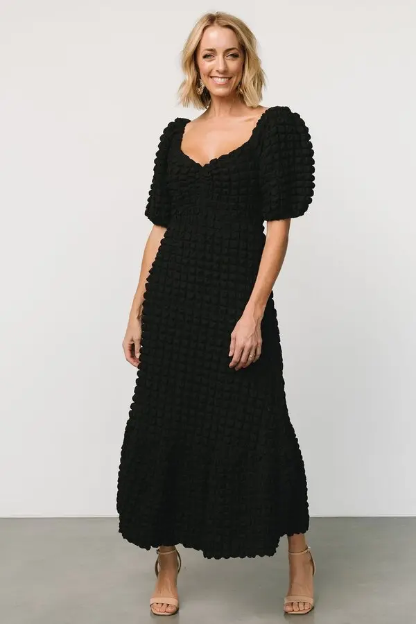 IN FEBRUARY Therese Textured Dress