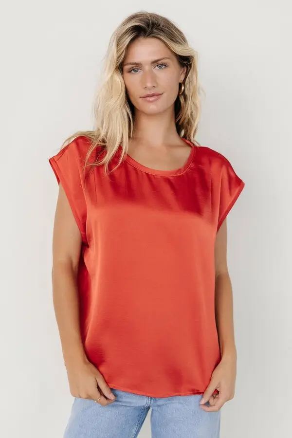 BESTSELLER Adina Top - Rust