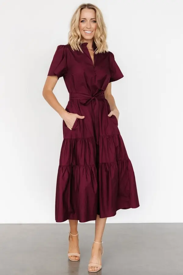 SUGAR LIPS Providence Poplin Dress