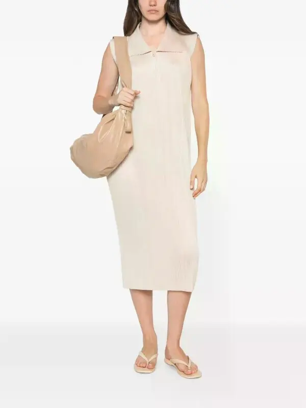 Issey Miyake Pleated Midi Dress