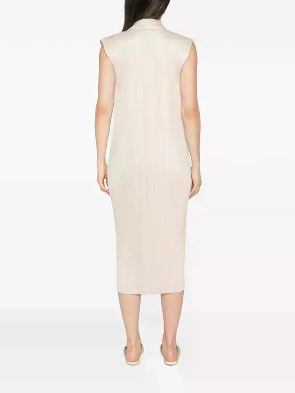 Issey Miyake Pleated Midi Dress