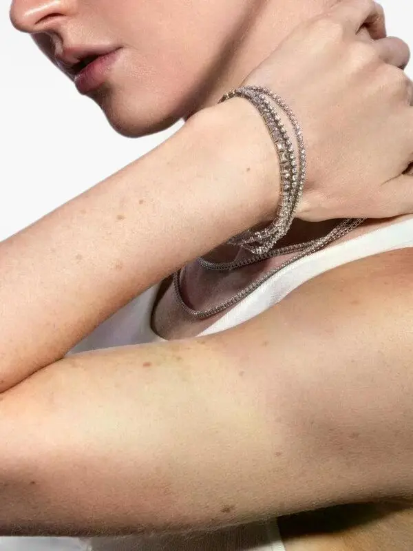 WITH LOVE 14k White Gold Lab-grown Diamond Tennis Bracelet 2.00-2.99 Ctw