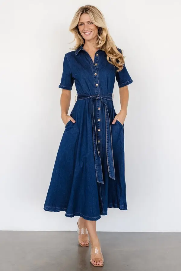 FLYING TOMATO Janelle Midi Dress